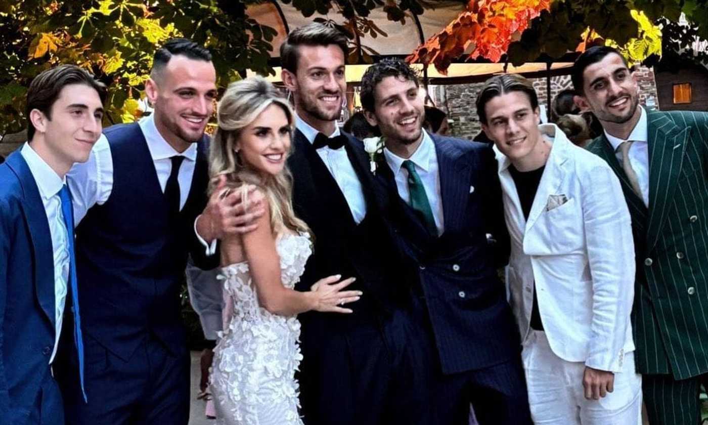 Rugani, il matrimonio con Michela Persico a Torino FOTO | Ilbianconero.com
